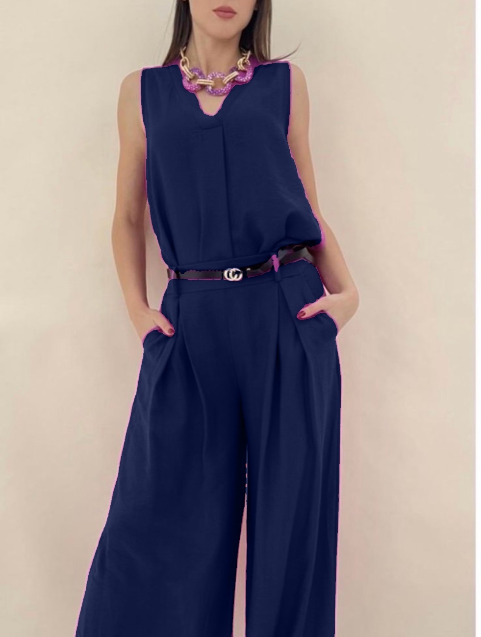 GISELLE SET - NAVY BLUE - Conelle